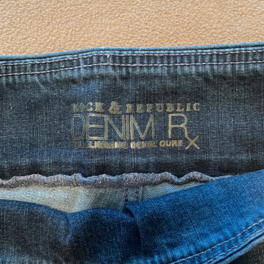 Rock & Republic Denim Rx Distressed Jeggings - Gem